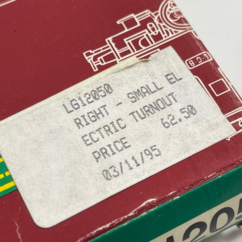 LGB 1205 Model Train Switch Track G Scale w/box NOS | eBay