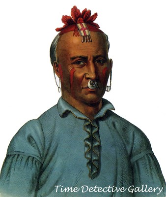 Native American Shawnee Chief Black Fish - Historic Art Print | eBay