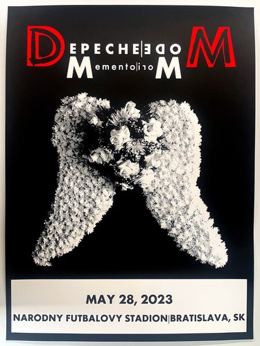 DEPECHE MODE POSTER MEMENTO MORI TOUR MAY 28, 2023 BRATISLAVA NUMBERED ...