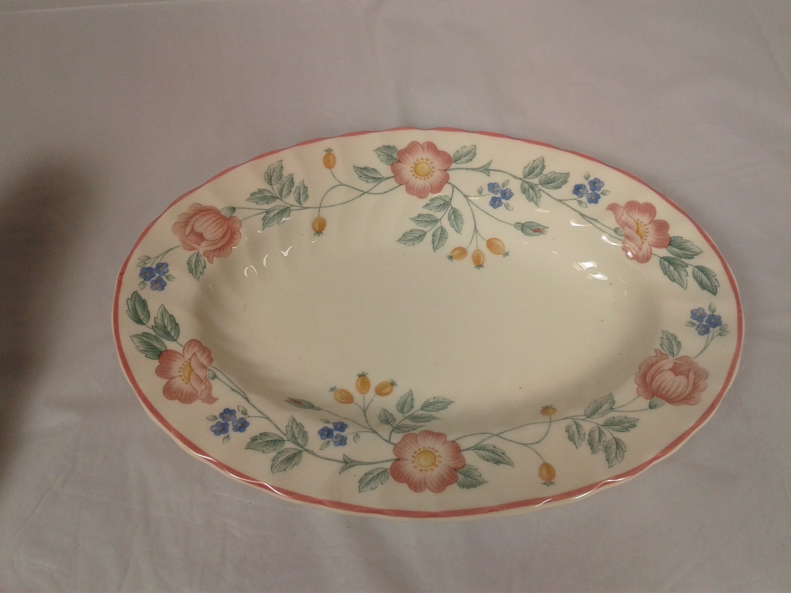Churchill Pottery Gravy Boat and Underplate Briar Rose Staffordshire ...