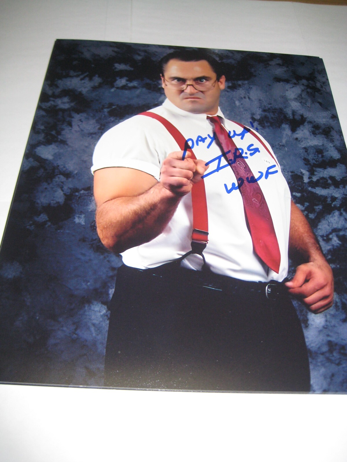 WWF, WWE IRS MIKE ROTUNDA AUTOGRAPHED SIGNED 8X10 PHOTO W/ COA FREE ...