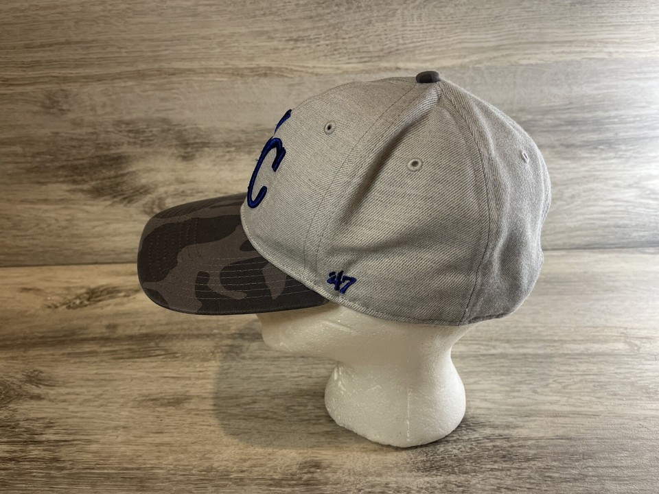 47 BRAND KC ROYALS GRAY BLUE TRUCKER HAT SNAPBACK MLB BASEBALL KANSAS ...