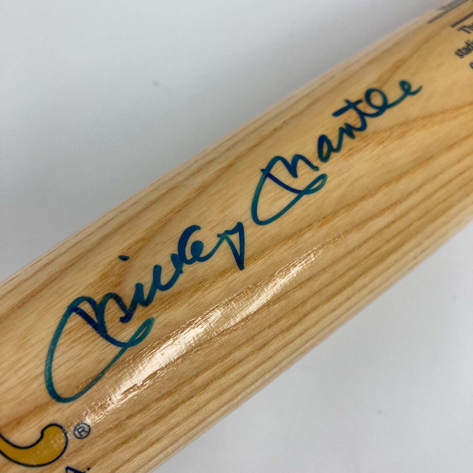 Mickey Mantle Signed Autographed Cooperstown Yankee Stadium Bat JSA COA ...
