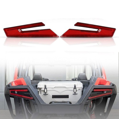 Pair LED Brake Rear Tail Lights For Polaris RZR PRO XP /RZR Turbo R ...