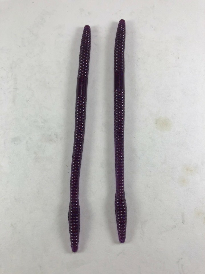 Zoom Trick Worm Style Straight Tail Floating Worm Bass Fishing Lure ...