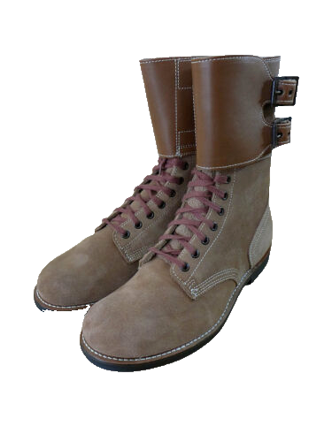 WW2 Repro US Army Leather Buckle Boots - All Sizes Available | eBay