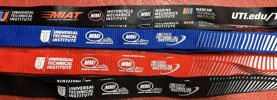 Universal Technical Institute UTI NTI MMI Lanyard Key Chain Strap I.D ...