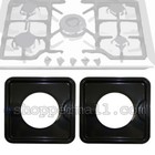 HEAVY DUTY BLACK STEEL SQUARE REUSABLE DRIP PAN GAS BURNER BIB LINER ...