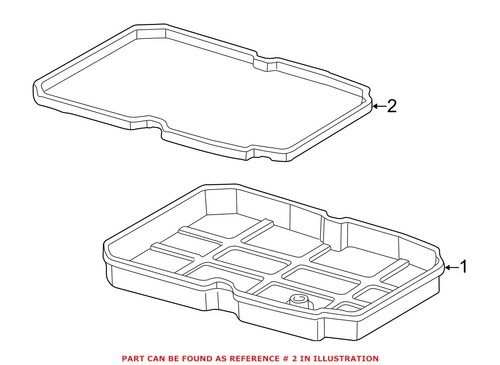 For Mercedes Genuine Automatic Transmission Oil Pan Gasket 1402710080 ...
