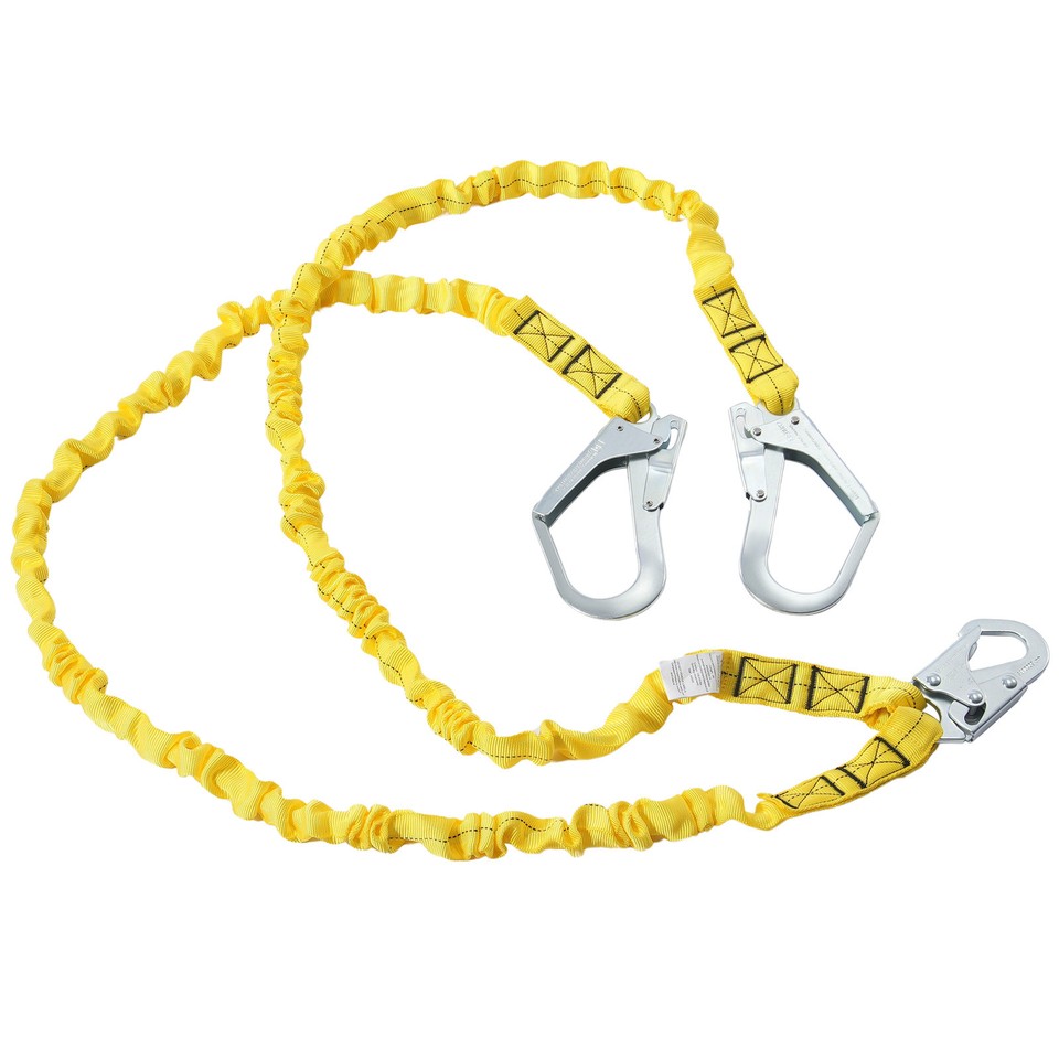 Uimoso 38mm Safety Lanyard 6ft(1.83m) Fall Protection Lanyard 2 Hooks ...
