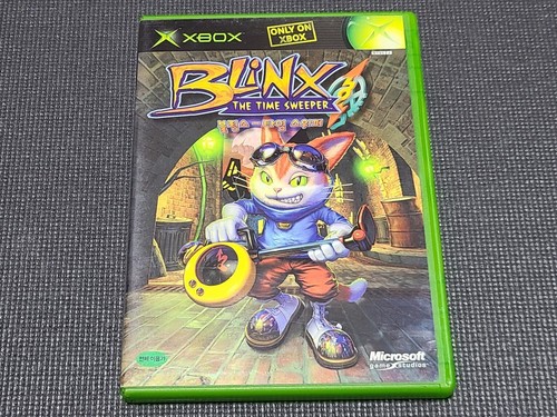 Microsoft XBOX Blinx 1 The Time Sweeper Retro Game Korean Version for ...