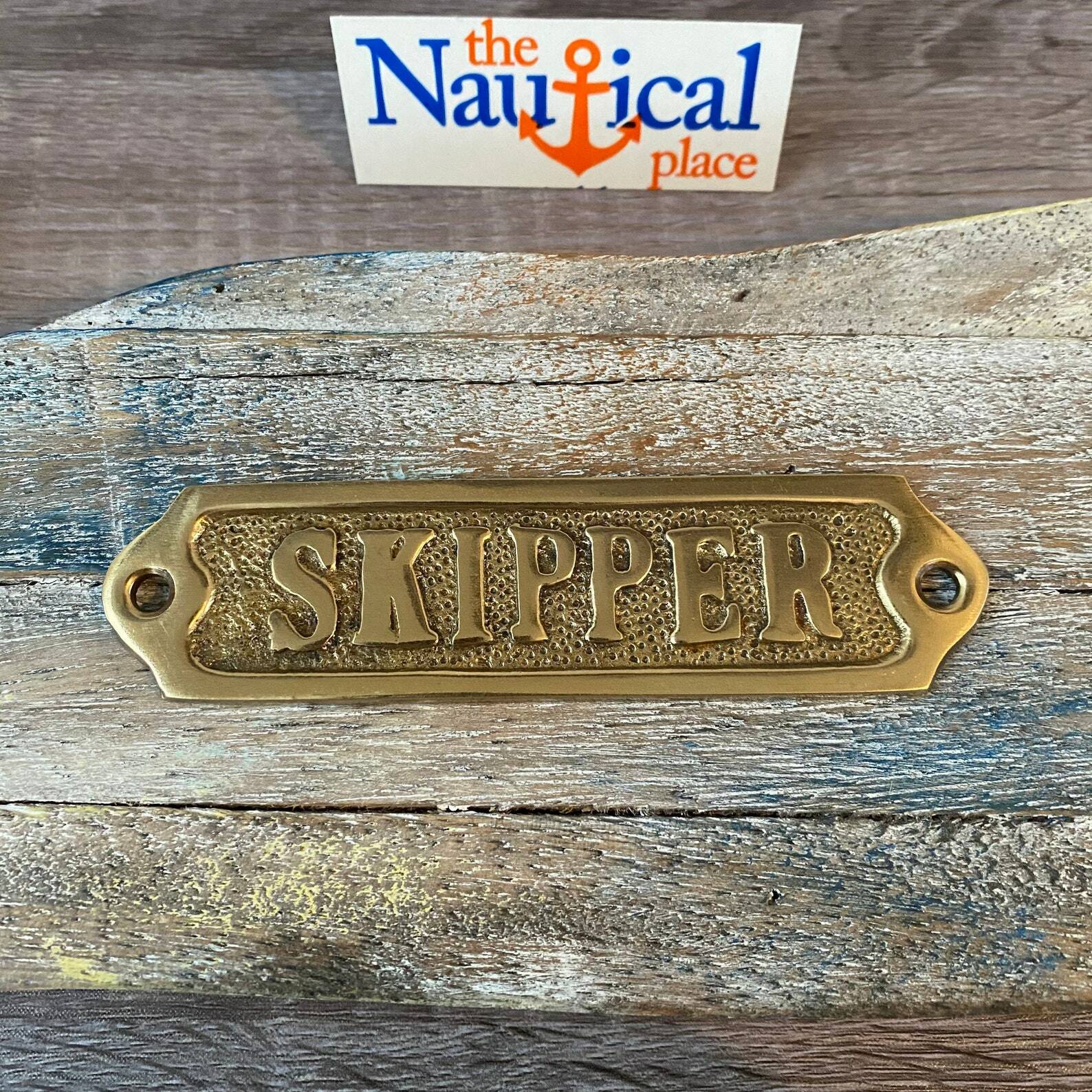 Nautical Door Signs - Solid Brass - Poop Deck, Head, Rum Locker ...