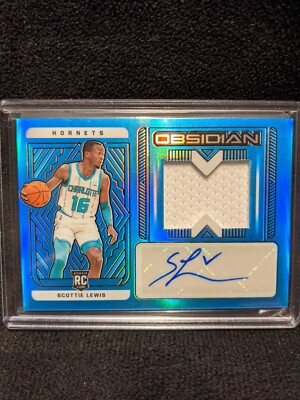 Scottie Lewis Rookie Patch Autograph RPA Electric Etch FOTL Blue /27 ...