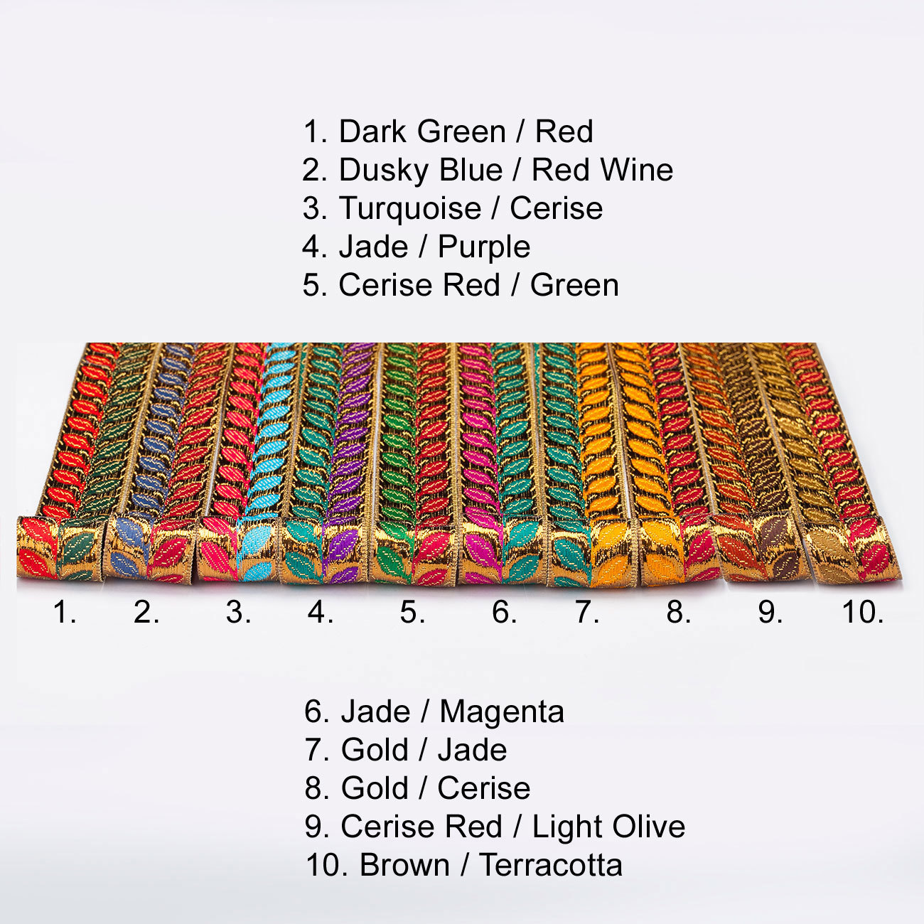 Neotrim Paisley Vine Ribbon Trimming, Vintage Gold Metallic 4cm,Home ...