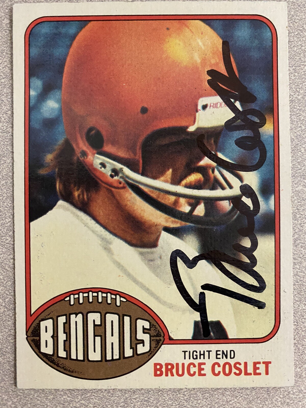 Bruce Coslet signed CINCINNATI BENGALS card 1976 Topps | eBay