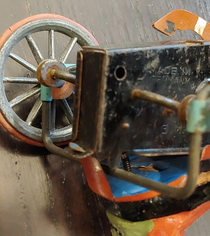 Vintage Windup Arabian Harness Racing Toy Trotter Sulky Horse Made in ...