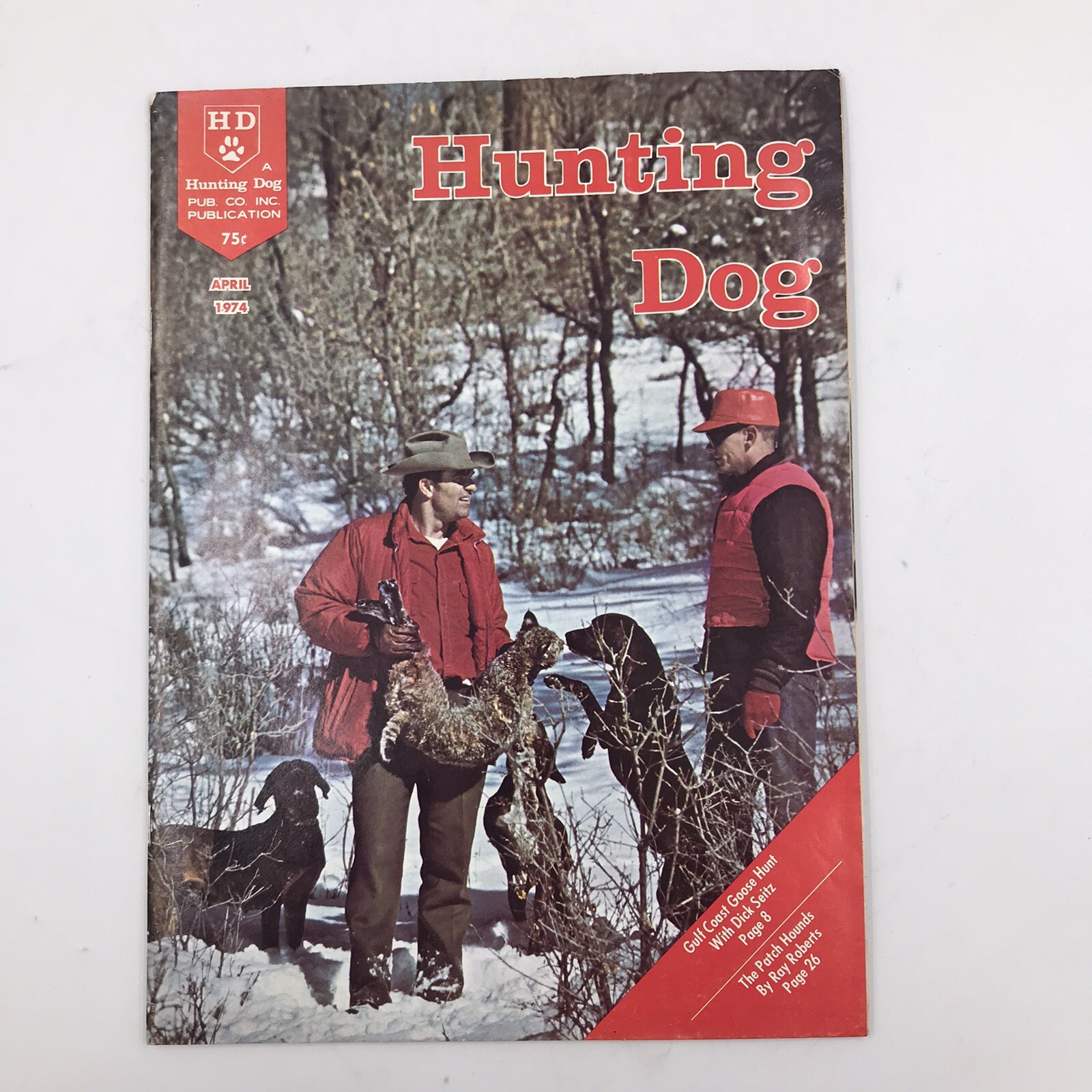Hunting Dog Magazine April 1974 Vol. 9 No. 4 Big Game Coon Hound Beagle ...