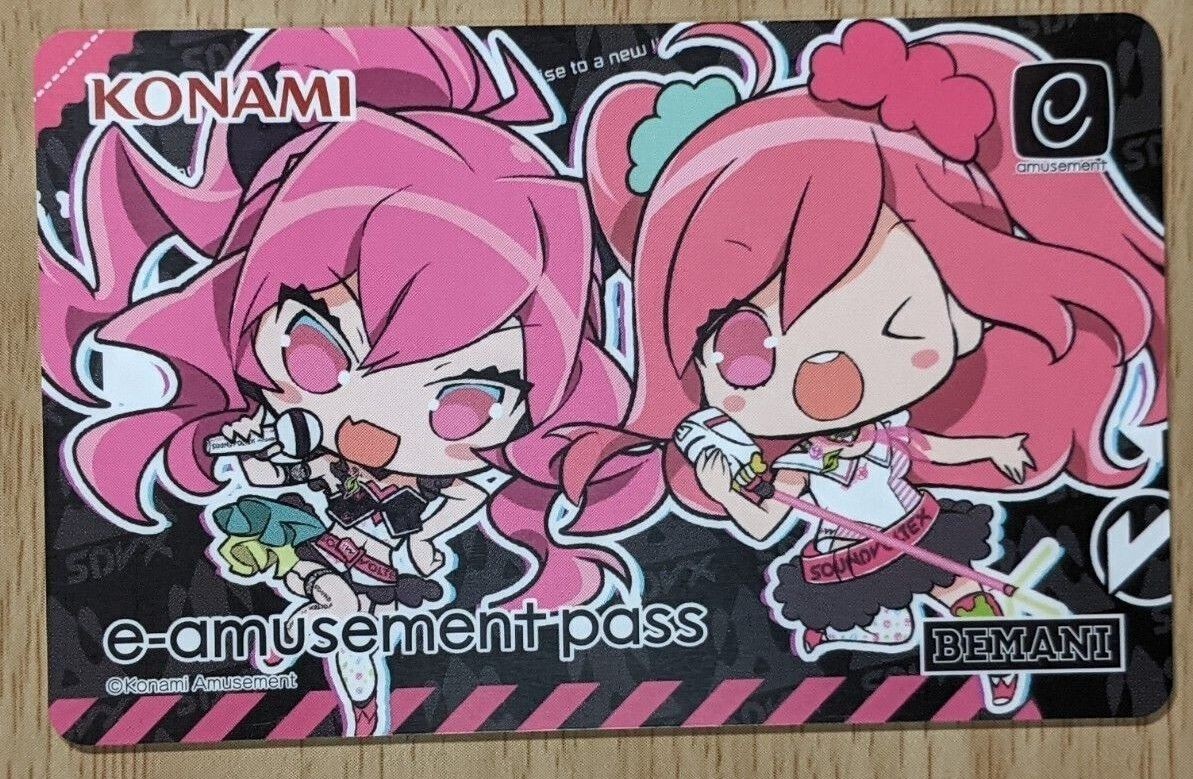 Konami e-AMUSEMENT PASS Card Sound Voltex Grace & Rasis SDVX Amusement ...