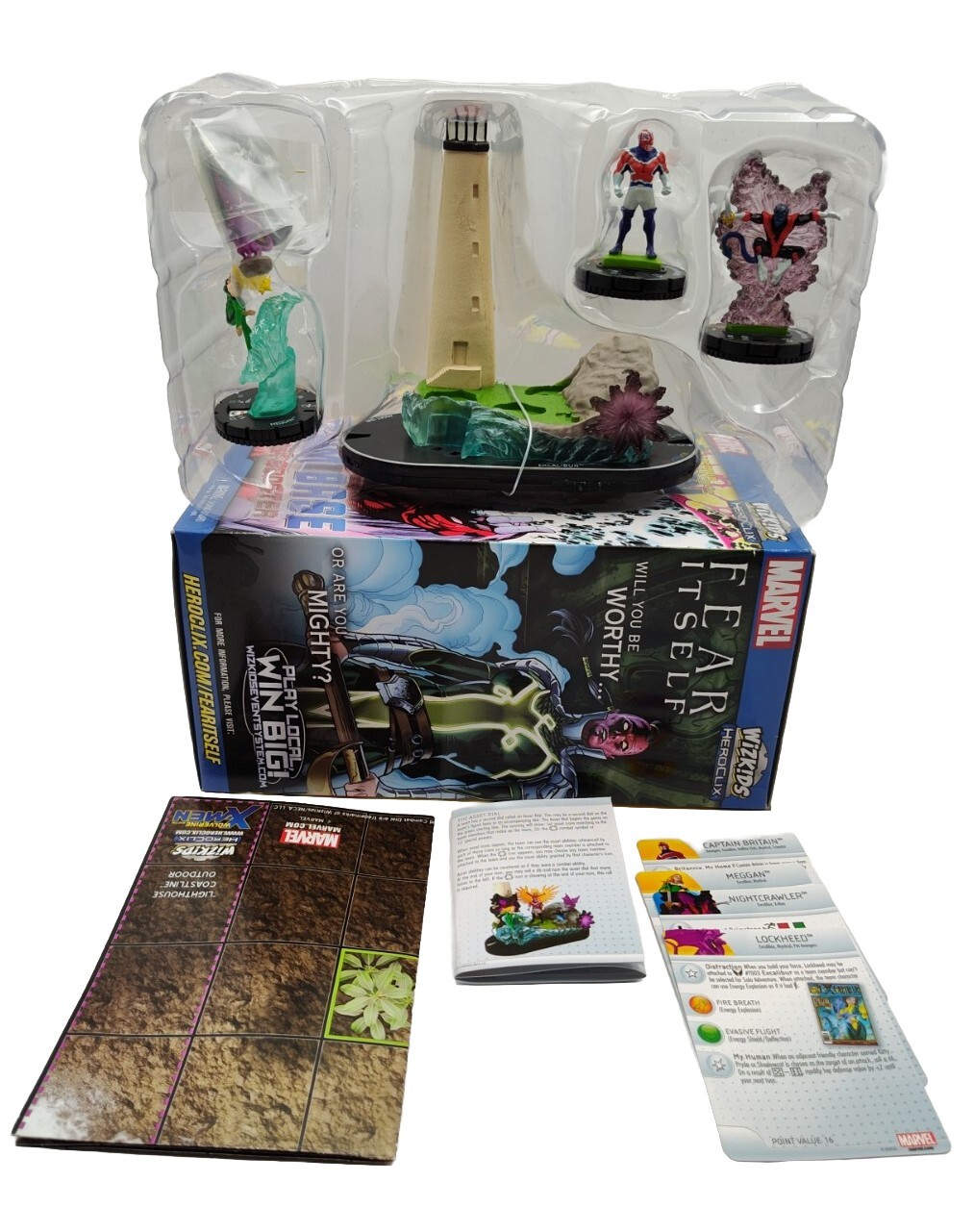 Marvel HeroClix Wolverine and the X-Men - Team Base Super Booster ...