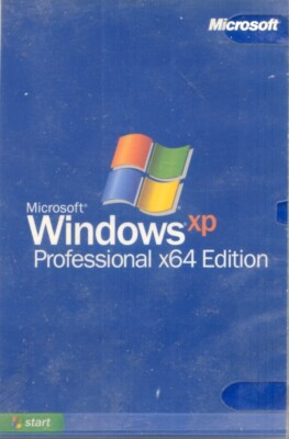 Windows XP Professional x64 Edition 64 bit full version w/ 10 Product ...