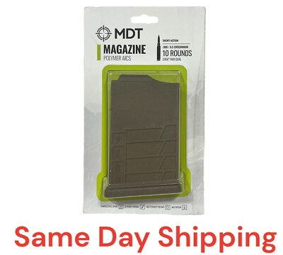 MDT 10 Round Polymer AICS Magazine, .308 Win / 6.5 Creedmoor, FDE ...