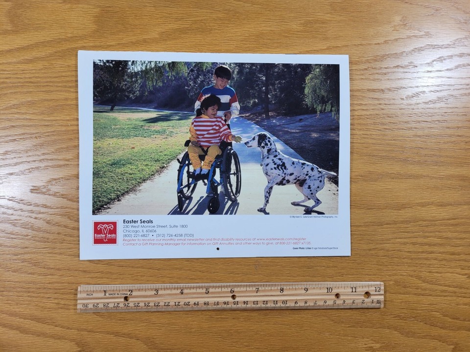EASTER SEALS Disability Services Calendar Vintage 12-Month 2007 Wall ...