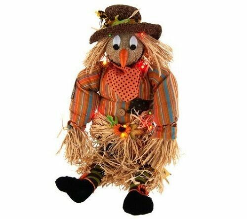 24" LED Battery Operated Hay SCARECROW H201010 | eBay