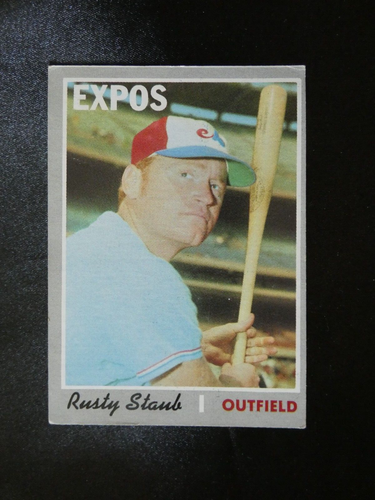 VINTAGE 1970 BASEBALL CARD RUSTY STAUB #585 | eBay