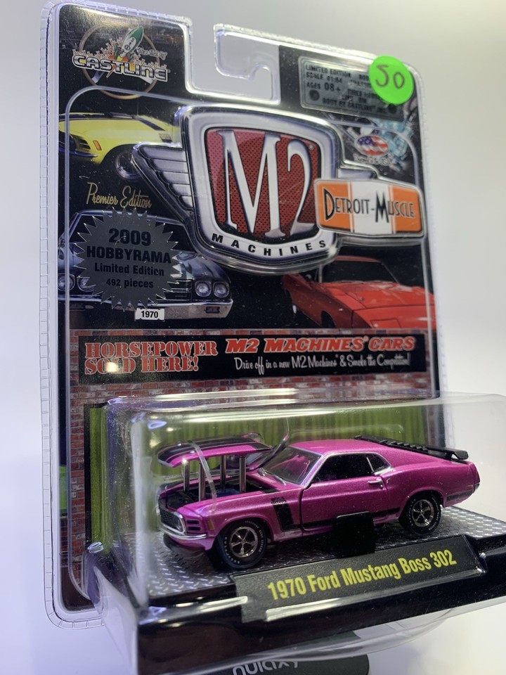 M2 Machines Detroit Muscle 1970 Ford Mustang Boss 302 HOBBYRAMA | eBay