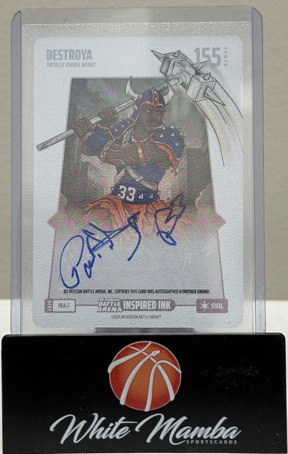 2025 Bo Jackson Battle Arena Destroya Battle Foil On-card Autograph PEA ...