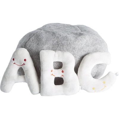 Alphabet Plush Set - Cream Letters + Light Grey Bag-ALPHAPALS|5097 | eBay