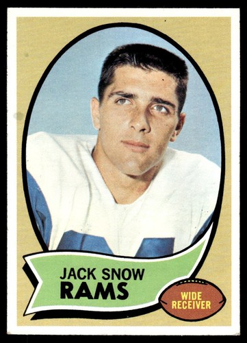 1970 Topps Jack Snow Los Angeles Rams #44 | eBay