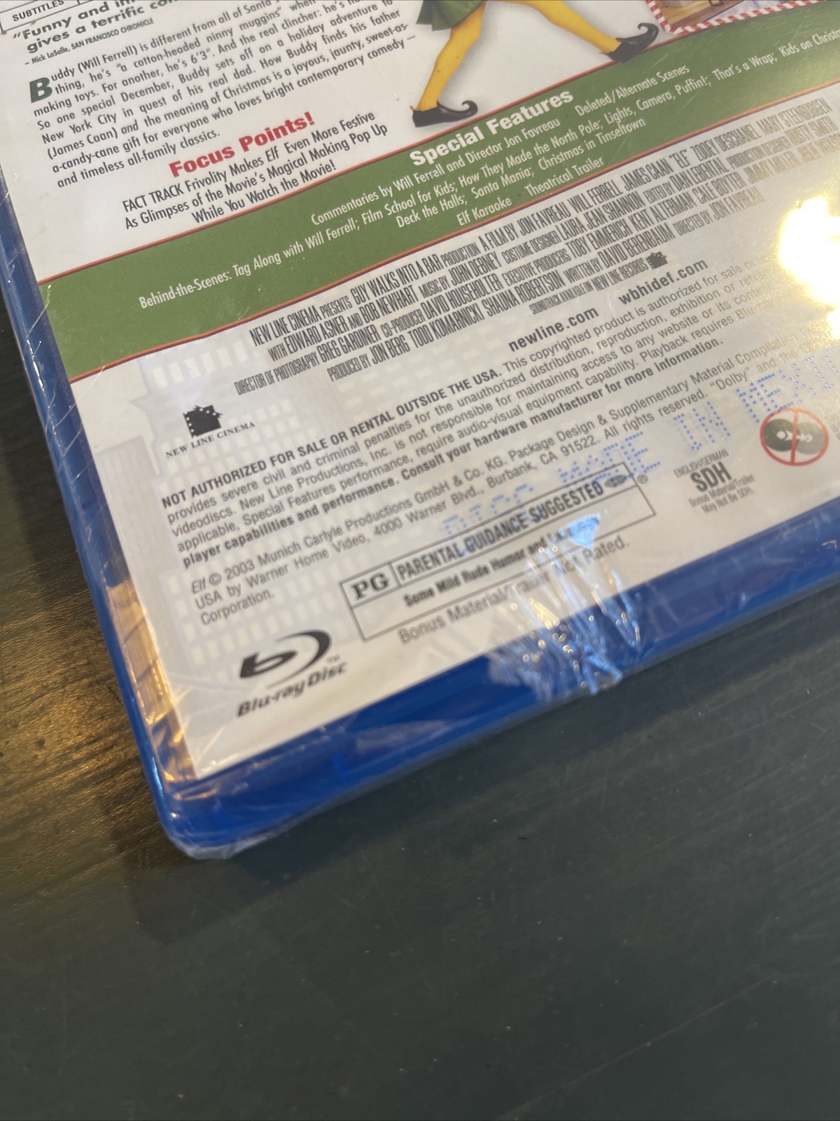 Elf Blu-ray Will Ferrell NEW 794043123467 | eBay