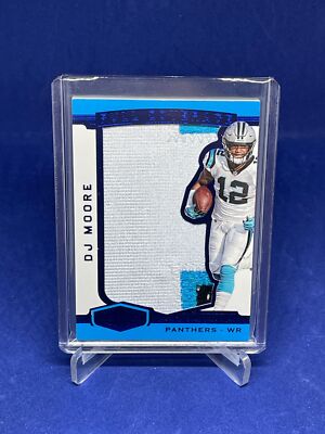 DJ MOORE 2018 PANINI PLATES AND PATCHES FULL COVERAGE JUMBO PATCH RC #D ...