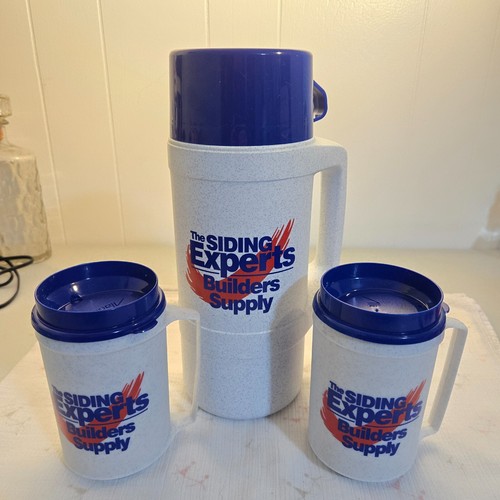 NEW Vintage Aladdin Thermos and Insulated Mugs Cups Set with Lids NOS ...