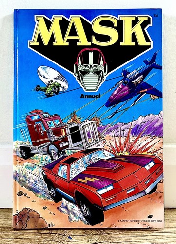 Vintage MASK Annual 1986. Hardback Book. Classic Kids 80s Cartoon ...