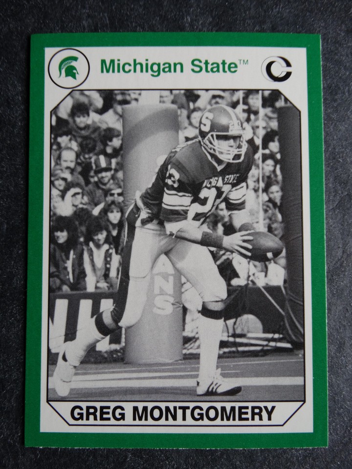 1990 Collegiate Collection Michigan State Football Card Complete Your ...