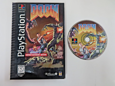 DOOM CUSTOM PLAYSTATION EDITION id - PLAYSTATION VIDEO GAME 1995 TESTED ...