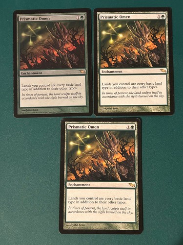 MTG Prismatic Omen (1 foil) Shadowmoor x3 NM/LP | eBay