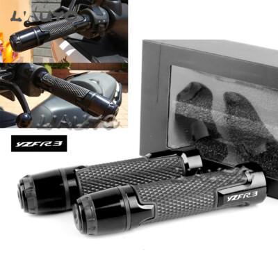 Black motorcycle CNC Handle Bar Grip Handlebar For Yamaha YZF R3 2015 ...
