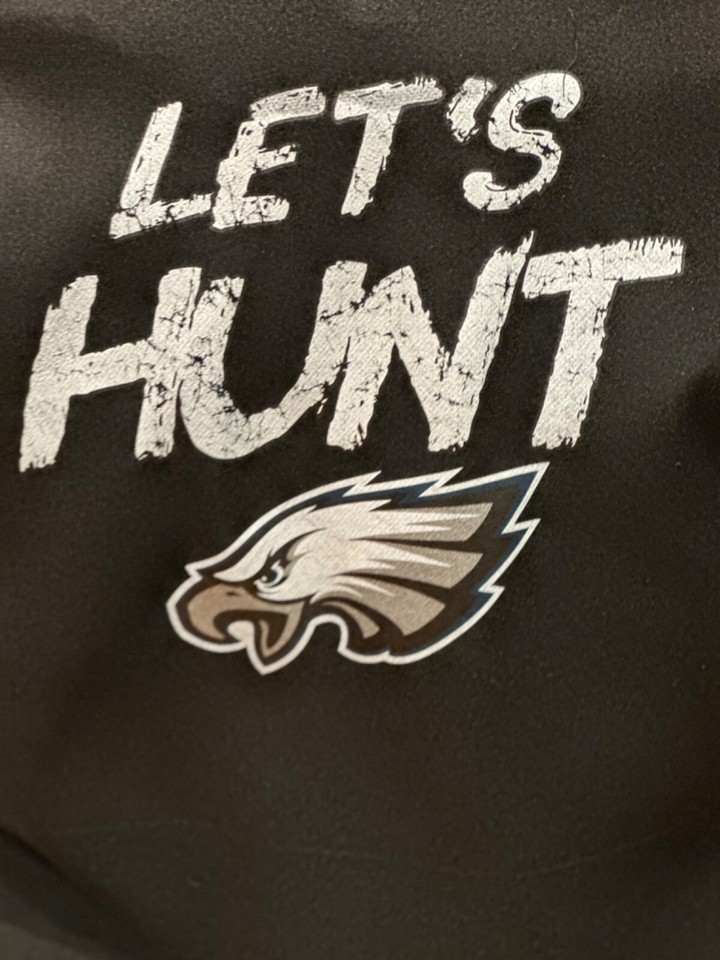 Philadelphia Eagles Unisex Let’s Hunt Design Vasity Heavy Jacket Coat ...