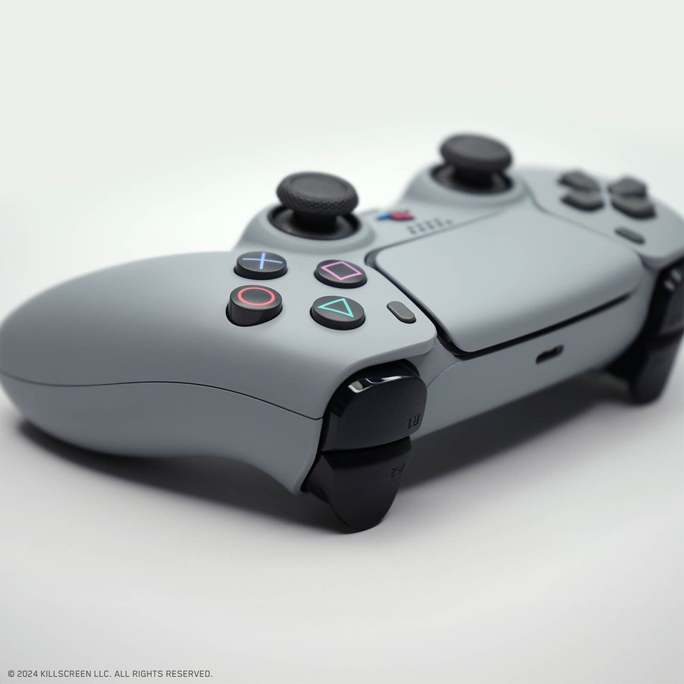 ReSHOCK™ PS1 Gray PS5 Controller PlayStation 5 30th Retro DualSense ...
