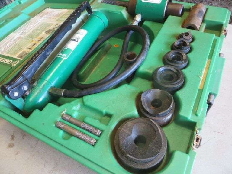 GREENLEE 7306SB 1/2" - 2" Slug Buster Knockout Punch and Hydraulic ...