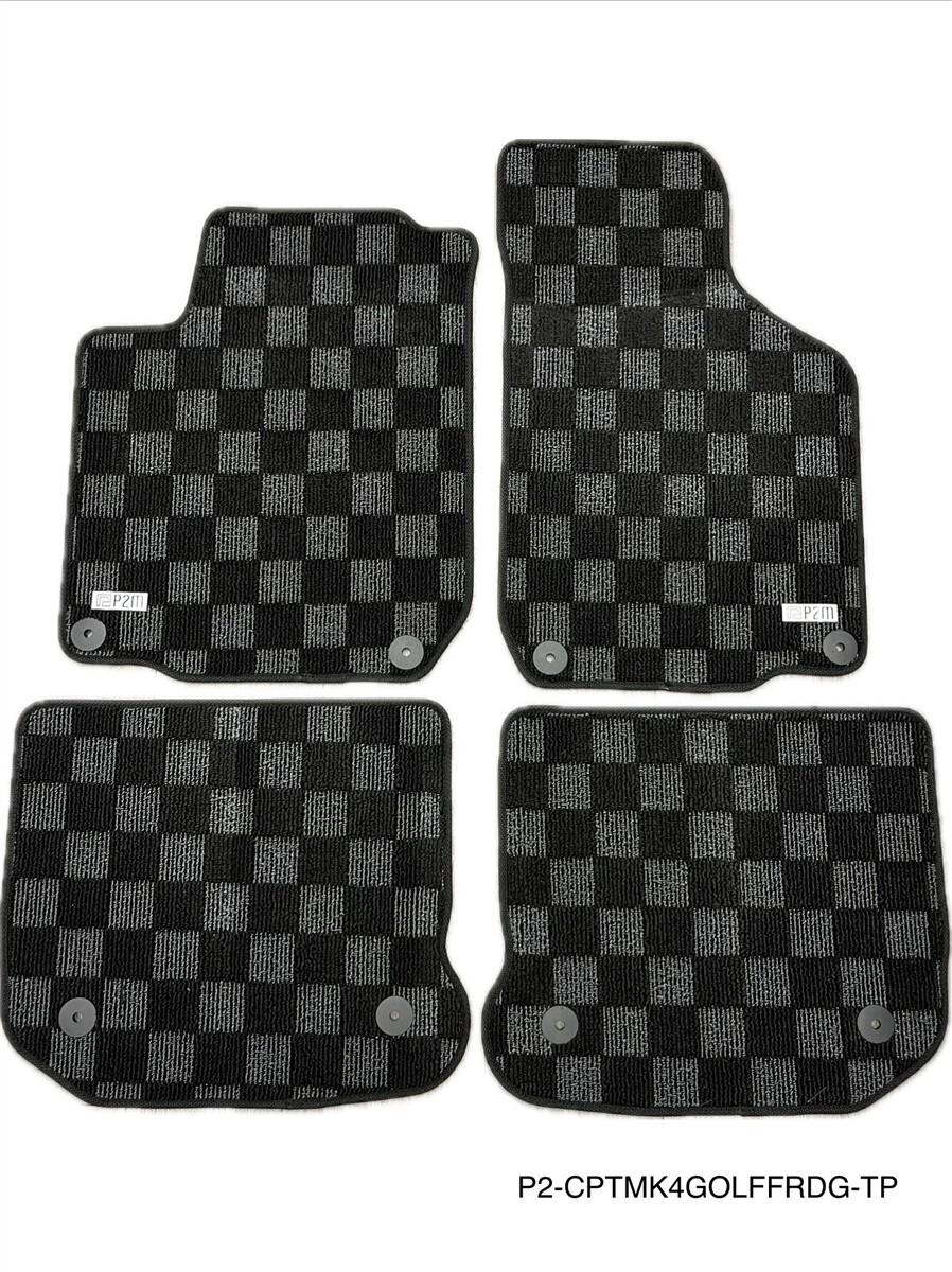 P2M FRONT & REAR Carpet Floor Mats for Volkswagen MK4 Golf & GTI Hatch ...