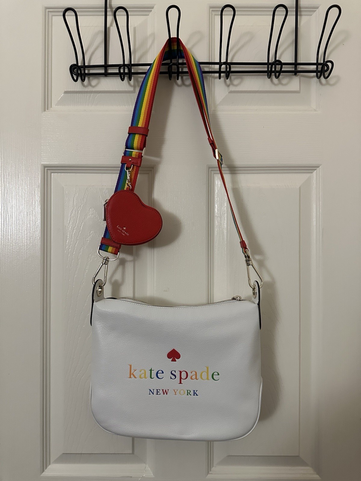 Kate Spade New York Pride Rainbow Leather Crossbody W… - Gem