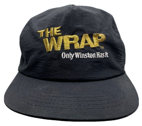 SnapBack Hat Cap The Wrap Only Winston Has It Nylon Tobacco Advertising ...