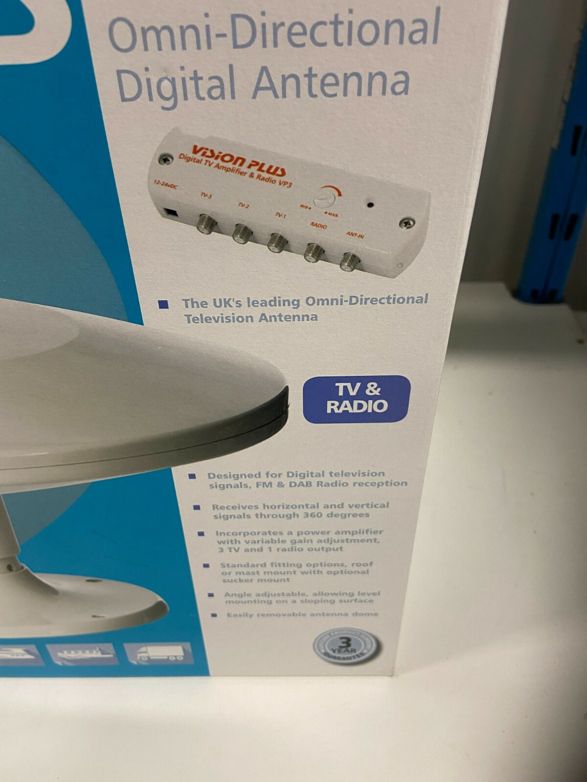 Vision Plus Status 570 Caravan Motorhome Digital Freeview TV Radio ...