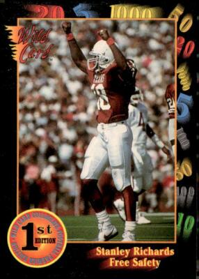 1991 Wild Card Draft #94 Stanley Richard | eBay