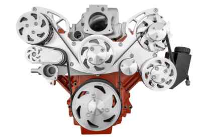 LS GM LS1 LS2 LS3 LS6 Serpentine Pulley Kit ALT PS AC Camaro Style ...