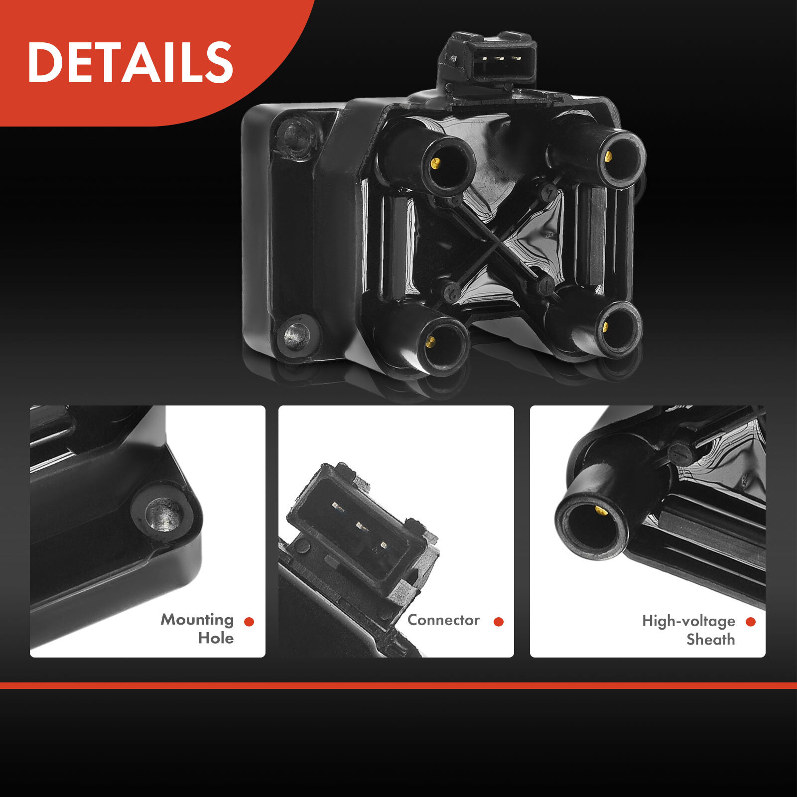 Ignition Coil Pack for Holden Calibra YE Frontera USE 1991-1999 2.0L ...